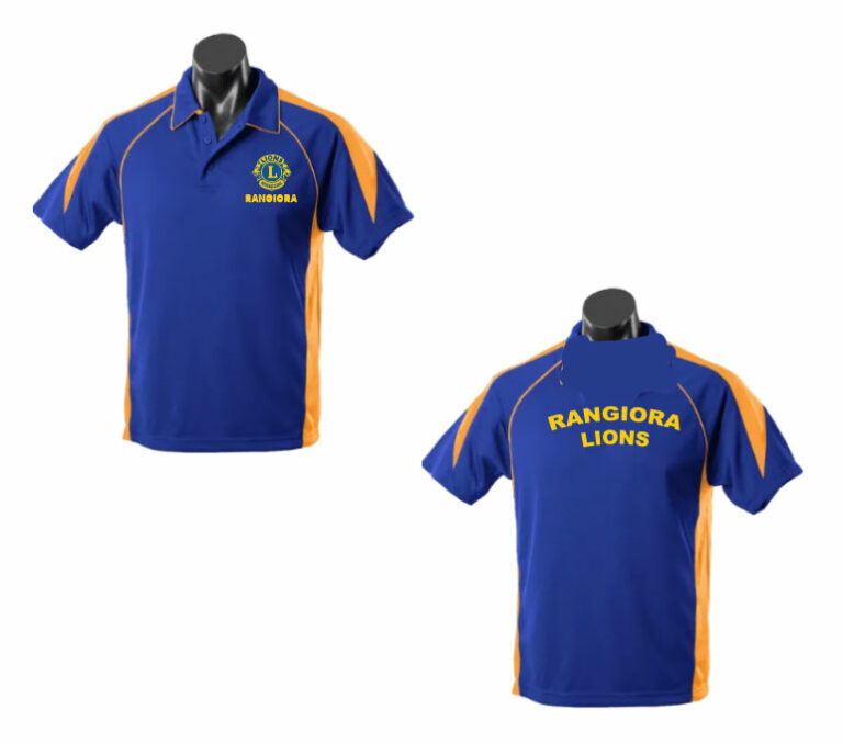 Club polo shirt - Rangiora Lions Club